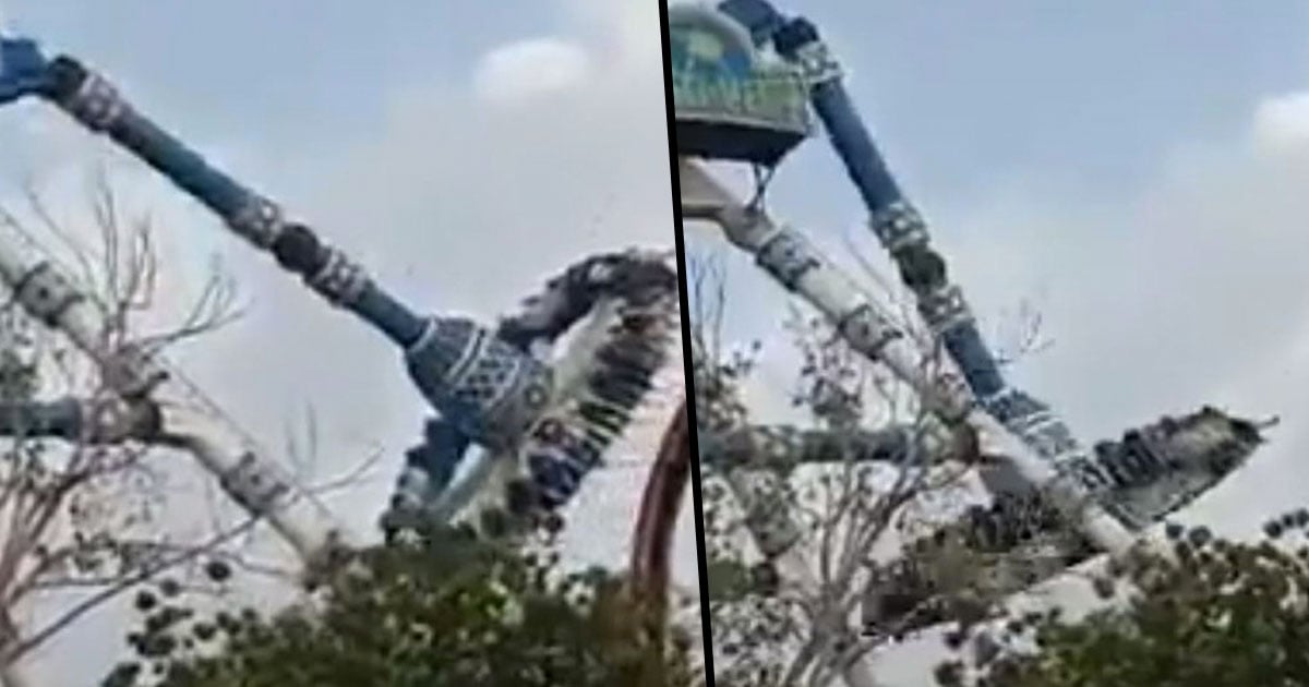 Two Dead After Ride Snaps In Half At Theme Park | 22W