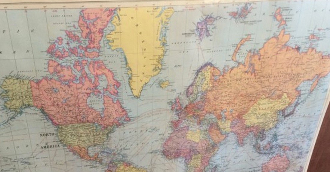 World Map Without New Zealand - Map