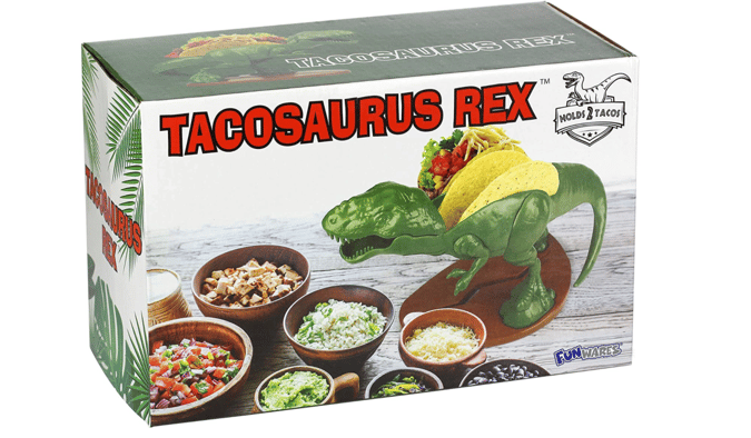 T-Rex Dinosaur Taco Stand Makes Eating Mexican Food Much More Fun