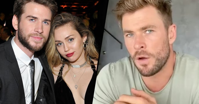 Chris Hemsworth Takes a Brutal Swipe at Miley Cyrus Chris Hemsworth Takes a Brutal Swipe at Miley Cyrus