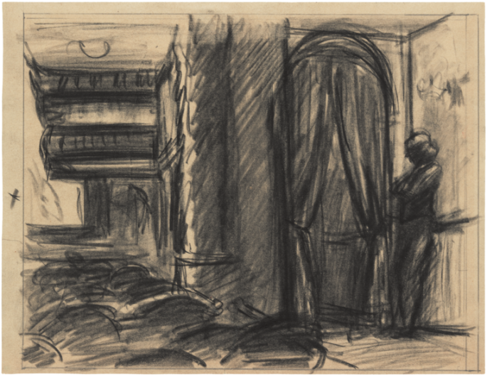 Edward Hopper's pencil sketches in preparation for paintings [7 ...