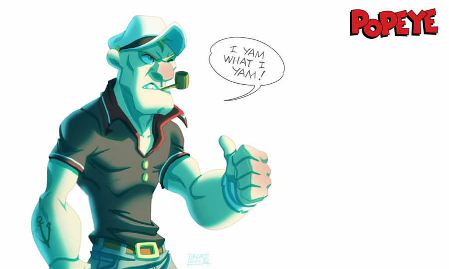 29 artists' interpretations of a more realistic Popeye | 22 Words