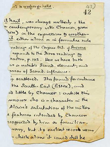 Tolkien's handwriting looks like it was penned in Middle Earth [10 ...